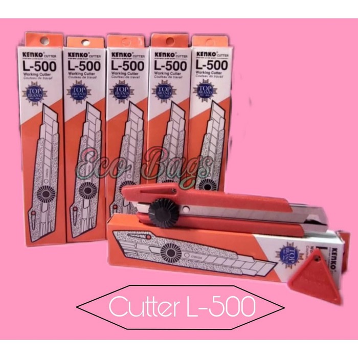 Jual Cutter Besar Kenko L500 / Pisau Cutter L-500 / Cutter Besar L-500 ...