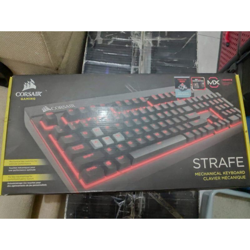 Jual corsair strafe keyboard mecha switch cherry mx red | Shopee Indonesia