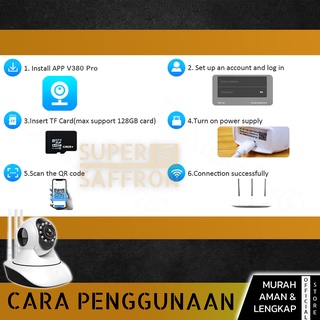 Jual CCTV Indoor V380 Pro Rotatable 1080P Kamera Wifi Meja Camera Mic ...