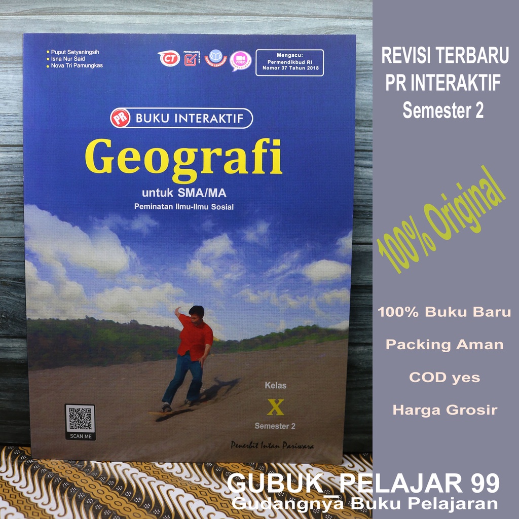 Jual PR INTERAKTIF GEOGRAFI 10 Semester 2 SMA/MA Intan Pariwara Edisi HVS 2021-2022 | Shopee ...