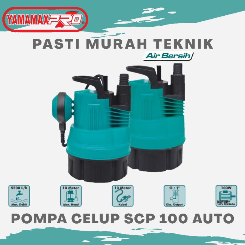 Jual Pompa Air Pompa Celup Yamamax SCP-100 dan SCP-258 AUTO/MANUAL ...