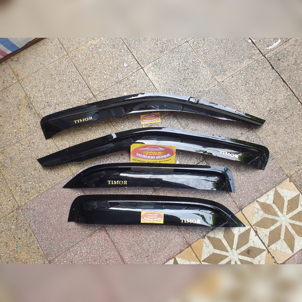 Jual Talang Air Mobil TIMOR / Side Visor Talang Air Hujan TIMOR Hitam ...