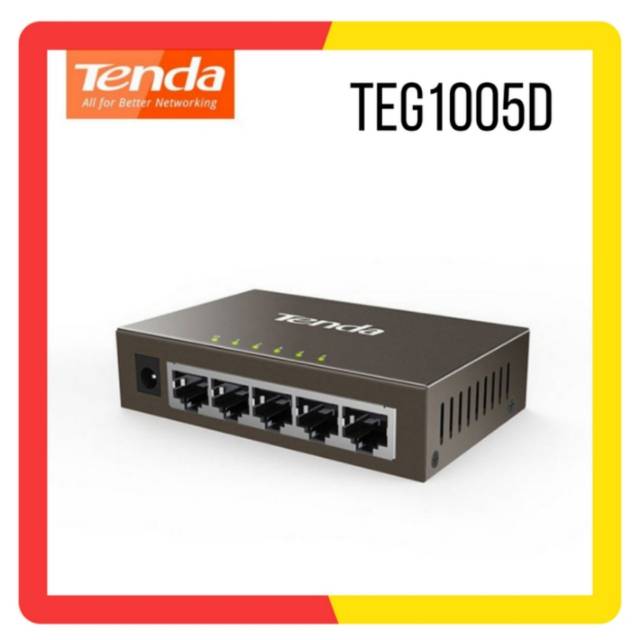 Jual Tenda TEG1005D 5-port Ethernet Gigabit switch Tenda TEG1005D 1000 Mpbs | Shopee Indonesia