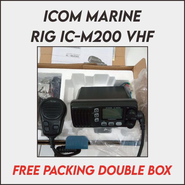 Jual RIG Icom Marine IC M200 IC-M200 VHF Radio Komunikasi HT Icom Mobil ...