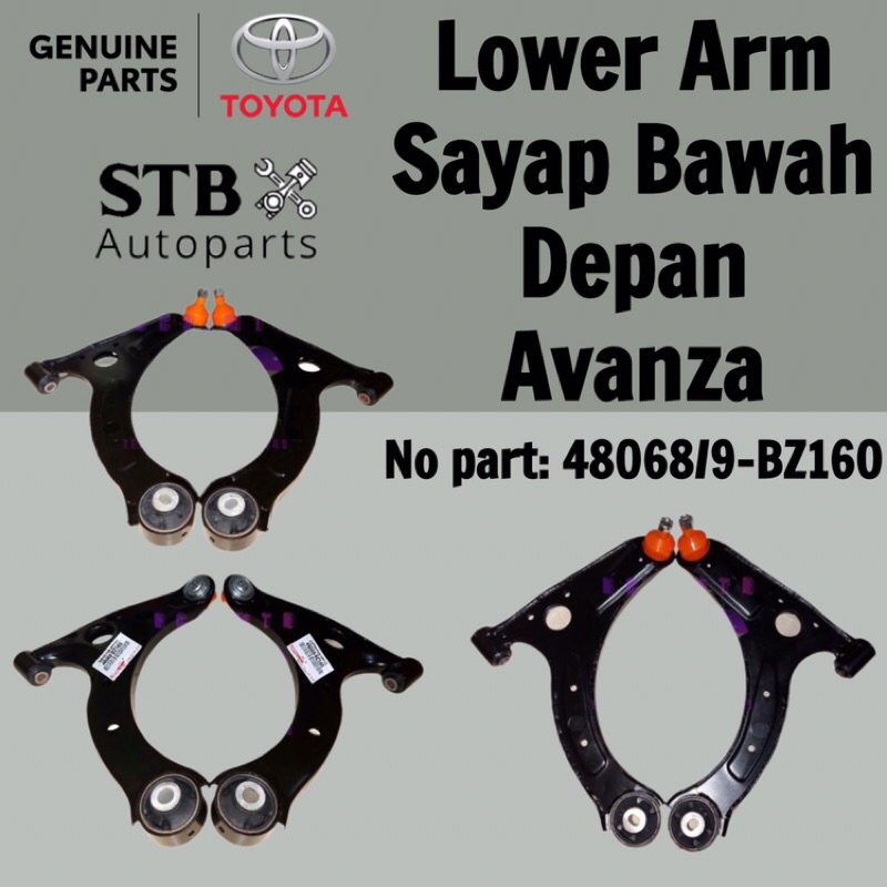 Jual Lower Arm Sayap Bawah Depan Avanza veloz-All new avanza veloz-All ...