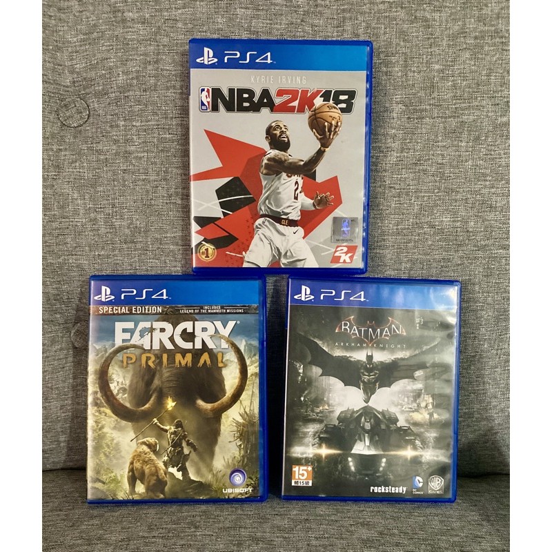 Jual Bundle 3 Kaset PS4 (NBA 2k18, Batman Arkham, Farcry Primal) | Shopee Indonesia