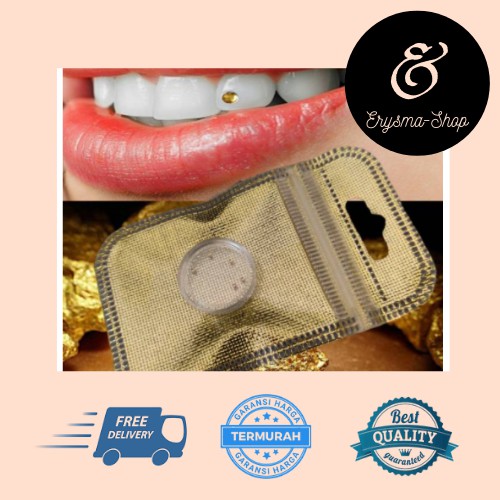 Jual ERYSMA-SHOP | DIAMOND GIGI - DIAMOND GIGI FLOK GOLD | Shopee Indonesia