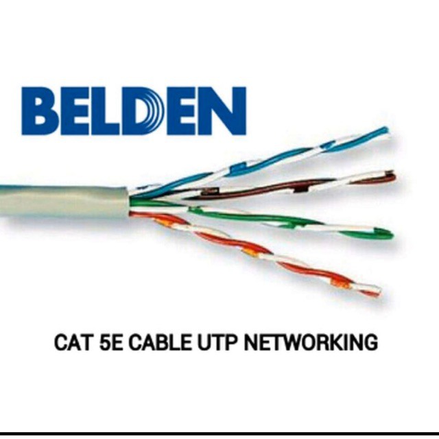 Jual CABLE LAN BELDEN CAT 5E ORIGINAL RJ45 KABEL LAN CAT 5 ORIGINAL ...