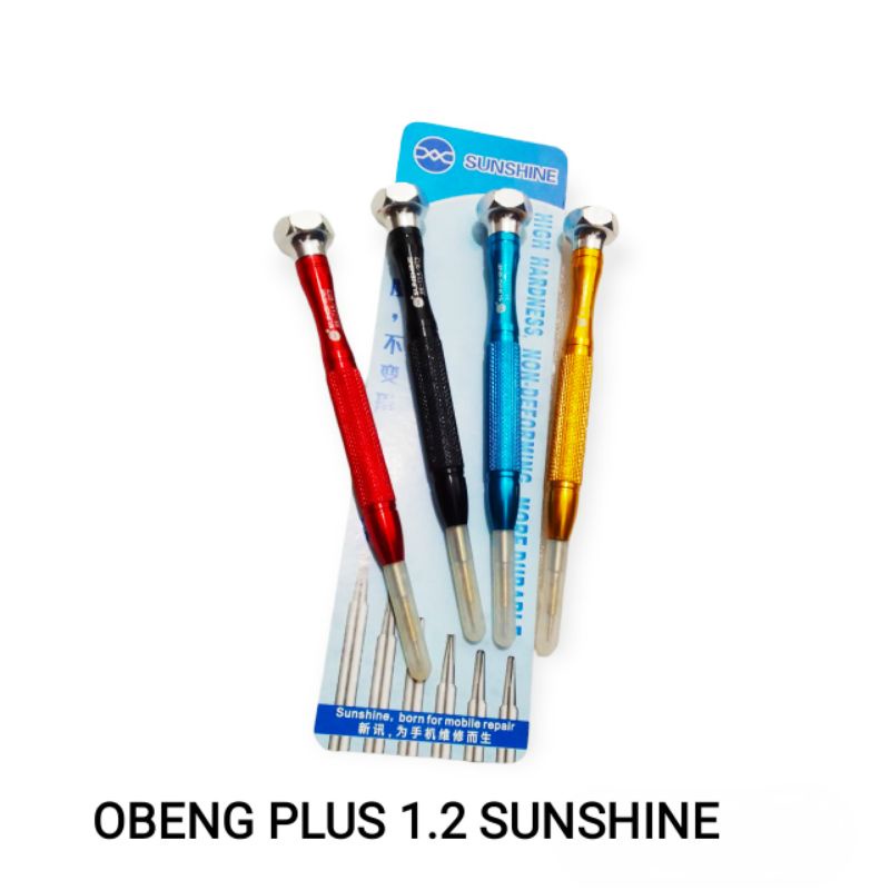 Jual Sunshine Obeng hp plus / Screwdriver handphone gadget laptop jam ...