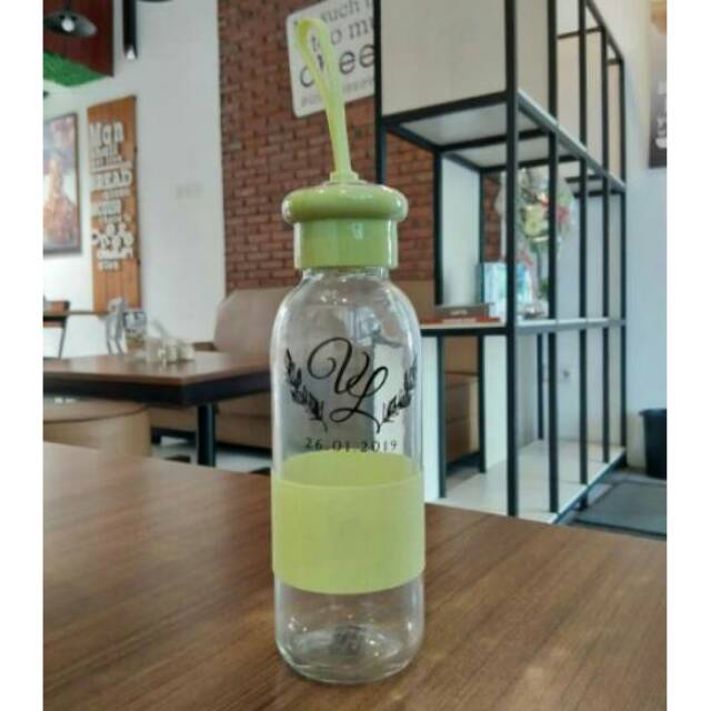 Jual Sablon Botol Kaca untuk Souvenir Pernikahan dan Lain Lain | Shopee ...