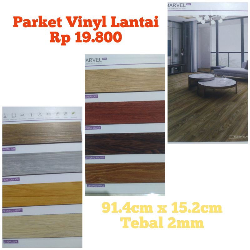 Jual Karpet Vinyl Parket Vinyl Lantai | Shopee Indonesia