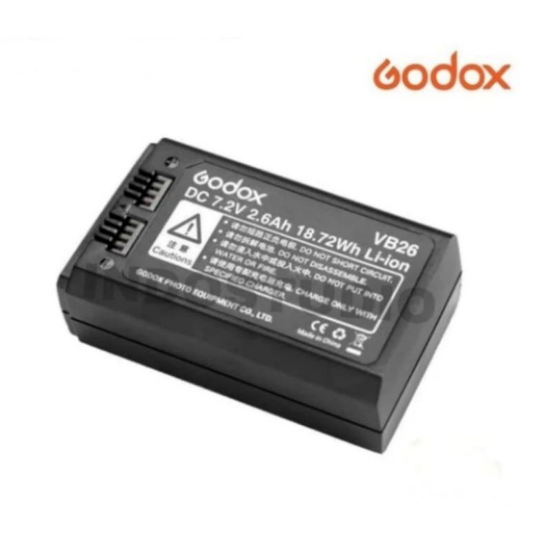 Jual Godox VB 26 Lithium ion battery for V1 flash | Shopee Indonesia
