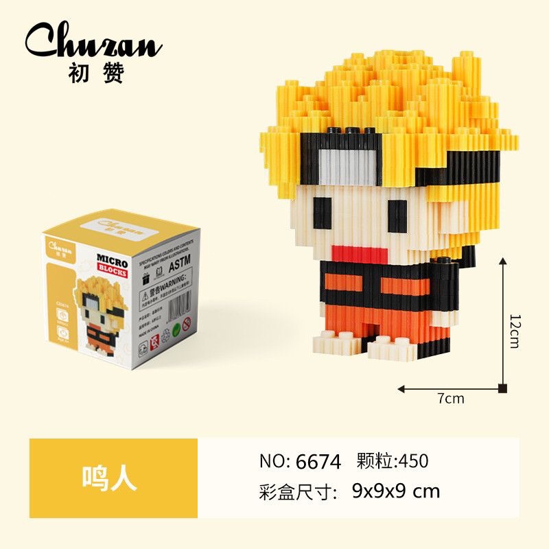 Jual lego mainan anak edukasi karakter kartun Mainan Balok DIY 3D ...