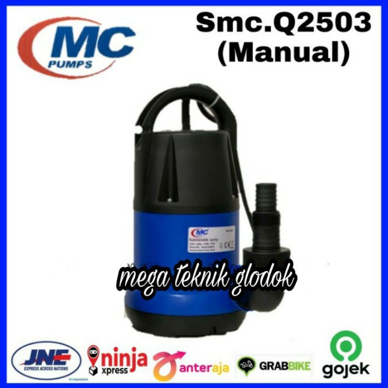 Jual Pompa Air Celup Kolam Ikan SMC.Q2503 Pompa Air Kolam Ikan 125Watt ...