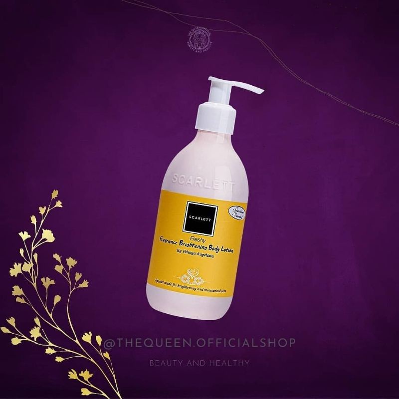 Jual SCARLETT FRAGRANCE Hand & Body Whitening Lotion - FRESHY (300ml ...