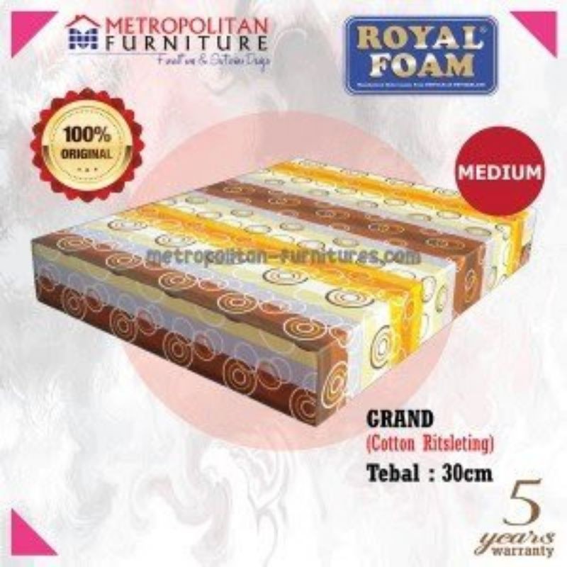 Jual Kasur Busa Royal Grand "Tebal 30cm" All Size "Garansi 5 Tahun" (Paling Termurah) | Shopee ...