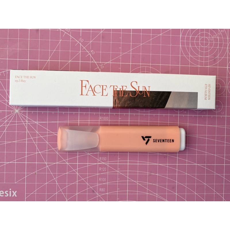 Jual Seventeen Face The Sun Ray Highlighter Spidol Peach SVT official ...