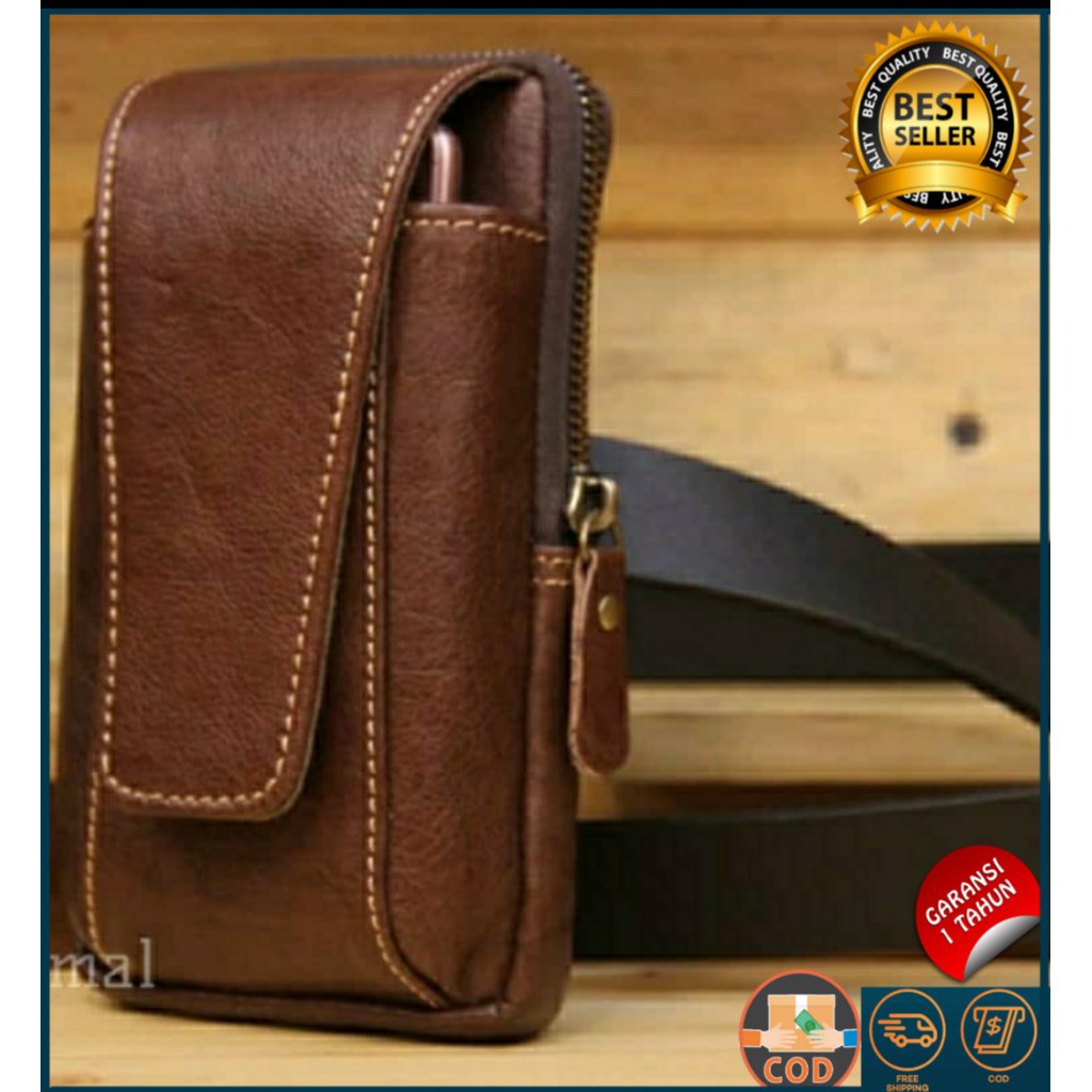 Jual Sarung HP Pria Kulit Asli - Dompet HP Polos Simple - Tempat Hp ...