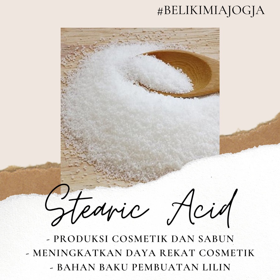 Jual Stearic Acid / Asam Stearat / Asam Oktadekanoat 100gr | Shopee ...
