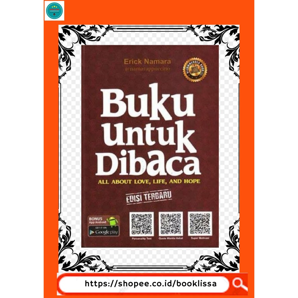 Jual BUKU UNTUK DIBACA : ALL ABOUT LOVE, LIFE, AND HOPE EDISI TERBARU ...