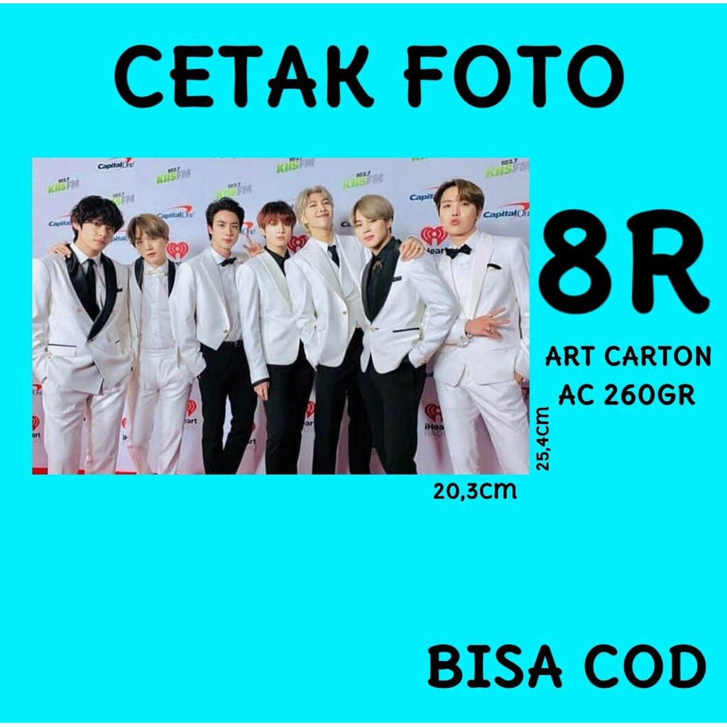 Jual CETAK FOTO UKURAN 8R MURAH TERLARIS(ISI 2 LEMBAR) | Shopee Indonesia