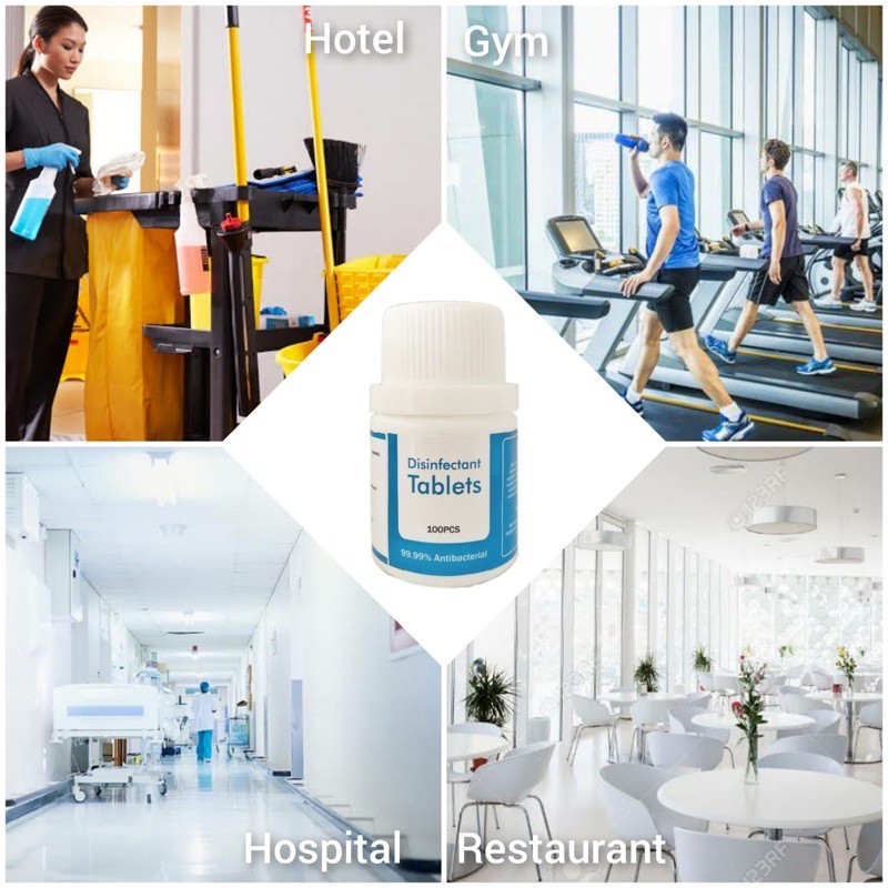 Jual 100 pcs - 500 pcs Disinfectant tablet | Shopee Indonesia