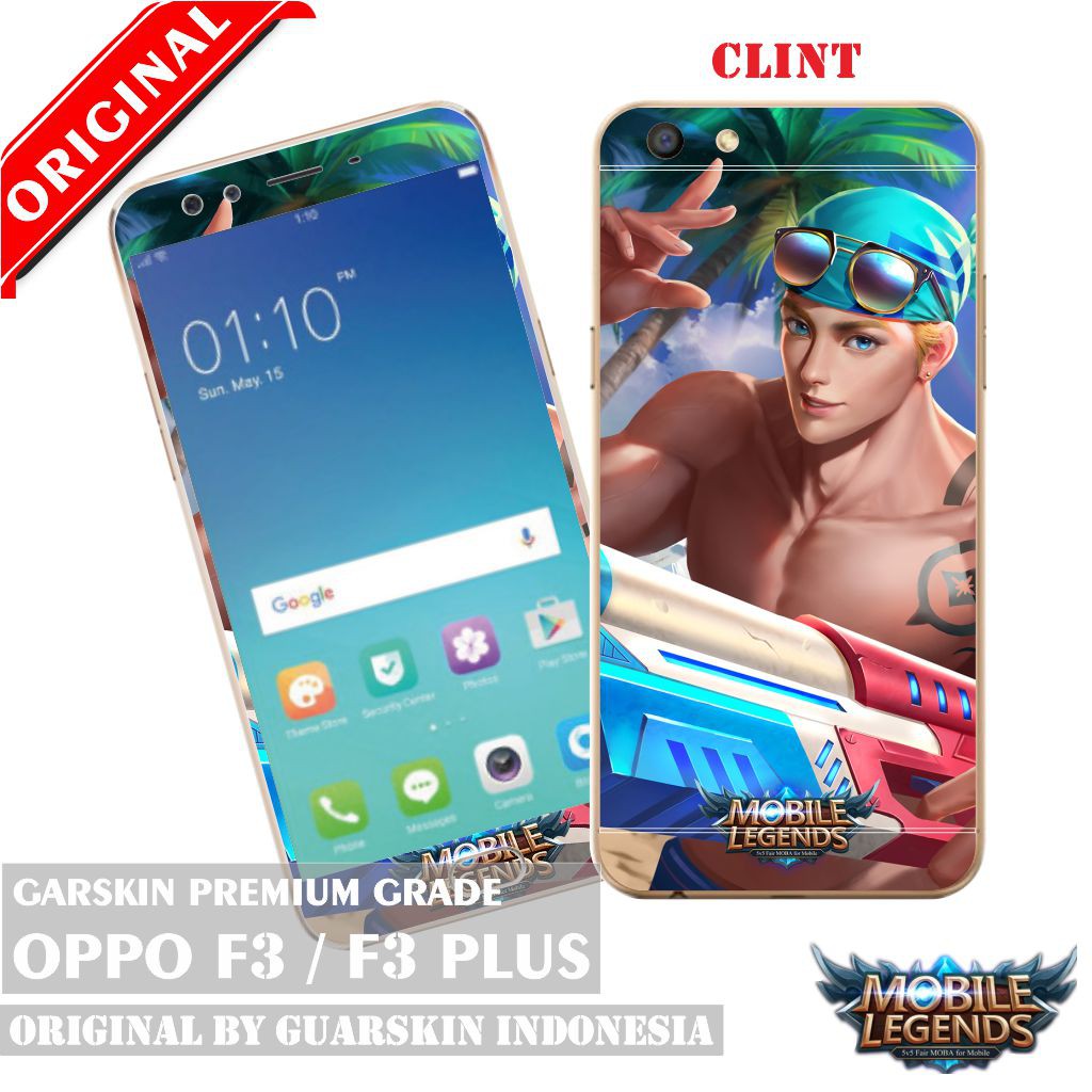 Jual Premium Garskin Skin Oppo F3 F3 PLus - Hero Mobile Legend ML | Shopee Indonesia