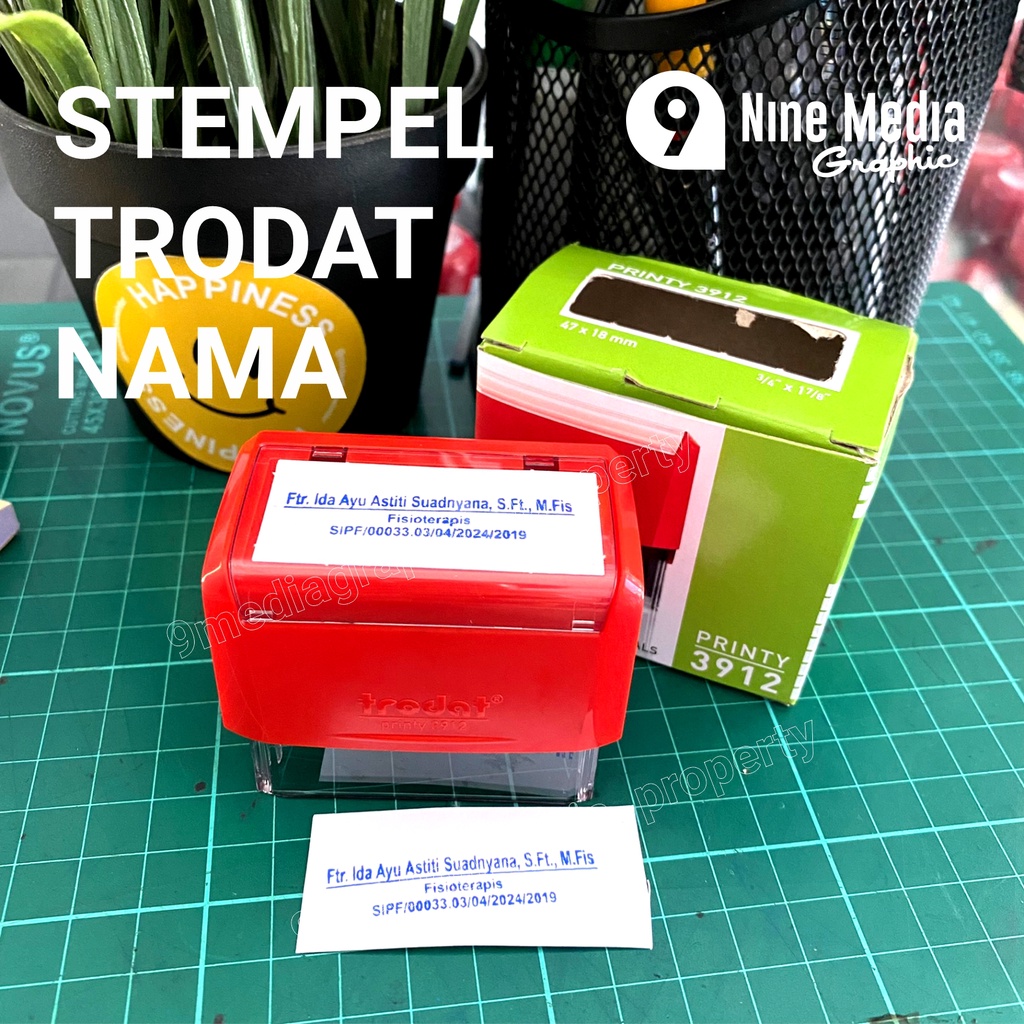 Jual STEMPEL TRODAT NAMA DOKTER PERAWAT PNS | Shopee Indonesia