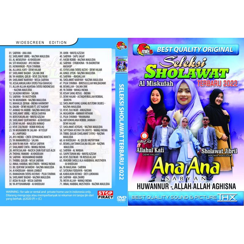 Jual KASET DVD MP5 SELEKSI SHOLAWAT TERBARU 2022 | Shopee Indonesia