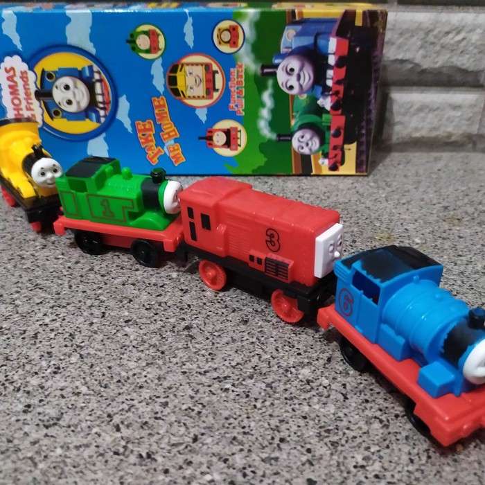 Jual diecast set thomas and friends - miniatur kereta thomas anak murah ...