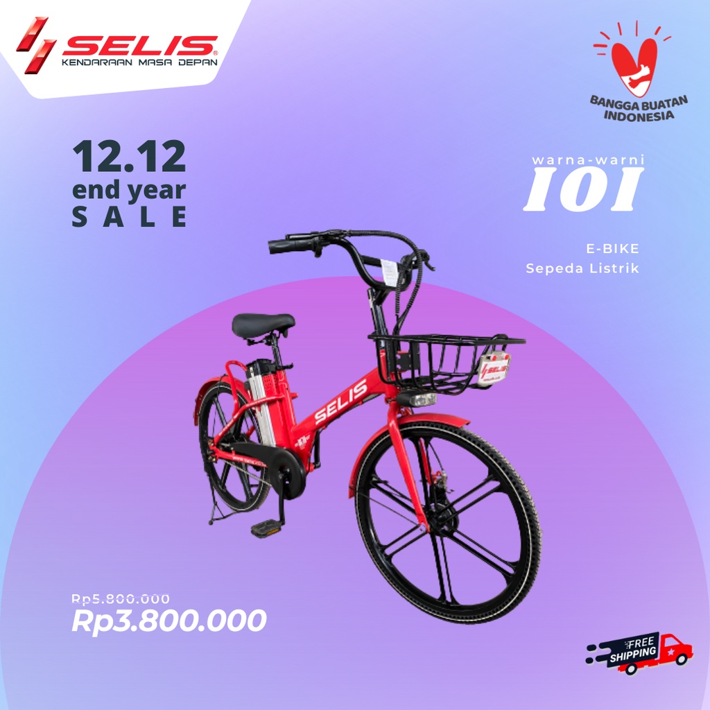 Jual Sepeda Listrik Tipe IOI (Innovation Of Indonesia) | Shopee Indonesia