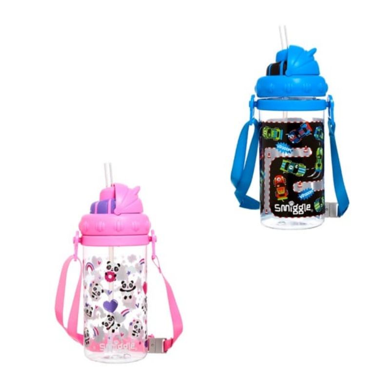 Jual Smiggle Panda Vroom Junior Strap (BPA Free 430ML) | Shopee Indonesia
