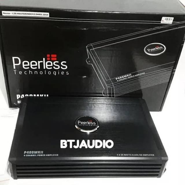 Jual POWER AUDIO MOBIL 4 CHANNEL MERK PEERLESS (ORIGINAL) | Shopee Indonesia