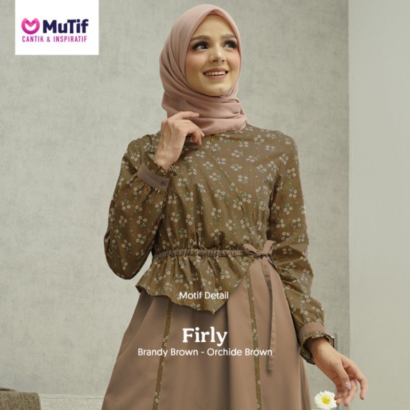 Jual GAMIS MUTIF TERBARU FIRLY BROWN | Shopee Indonesia