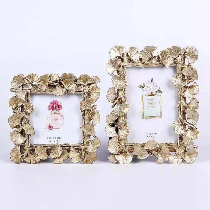 Jual Bingkai foto Gold Leaves Vintage Photo frame / Bingkai foto ...