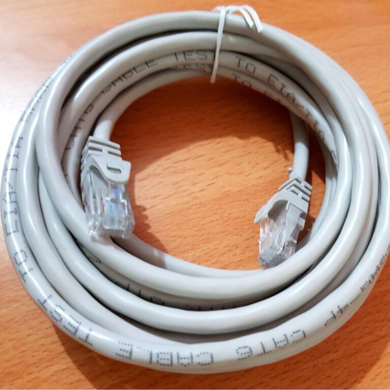 Jual Kabel LAN/ Cable UTP Cat 6 ukuran 1,5 meter / 3 meter / 5 meter ...