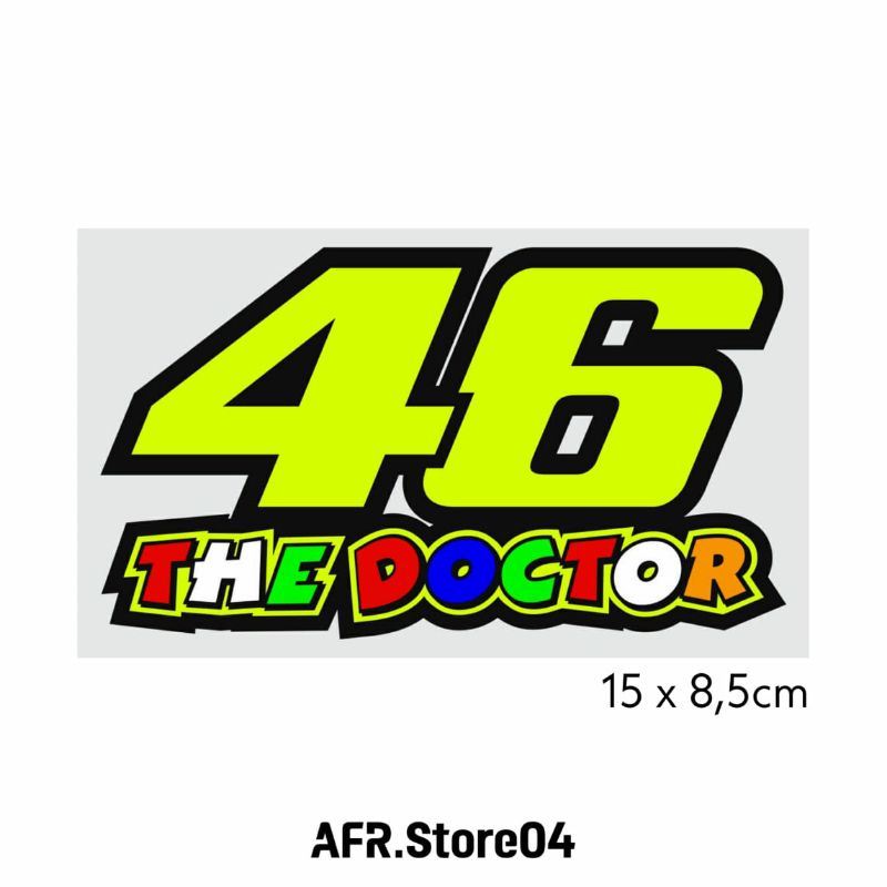 Jual Sticker Stiker 46 The Doctor Rossi MotoGp | Shopee Indonesia