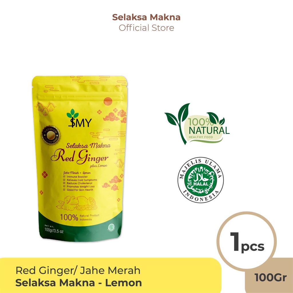 Jual Selaksa Makna Jahe Merah Lemon 100Gr | Shopee Indonesia