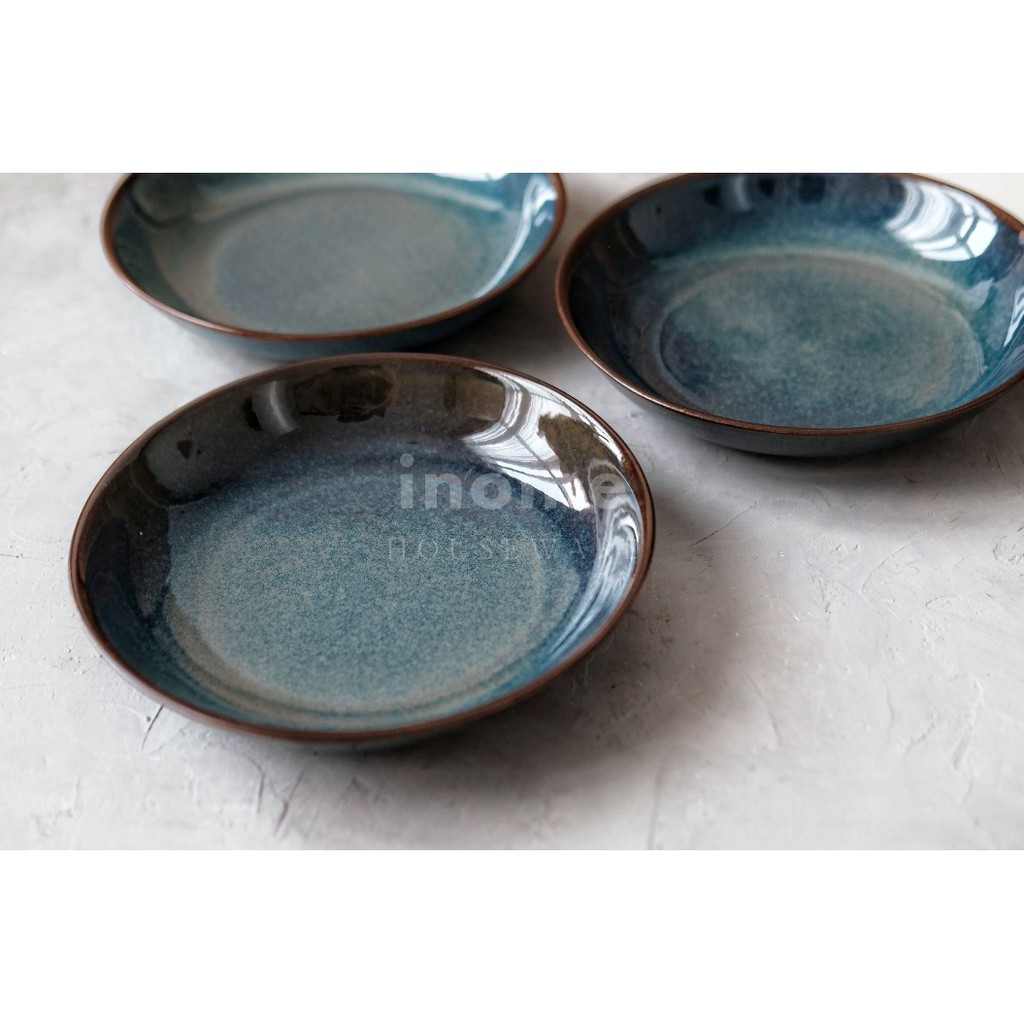 Jual Orion Series - piring makan Warna Biru Laut Bahan Ceramic Ukuran ...