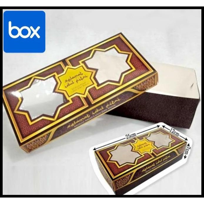 Jual Box Lebaran Kardus Roll Cake Kue Kering Roti Idul Fitri Kotak ...