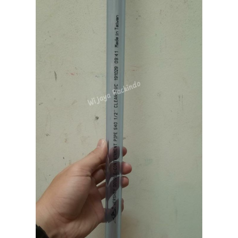 Jual Pipa PVC Bening Transparan 1/2" inch / Pipe PVC Clear | Shopee ...