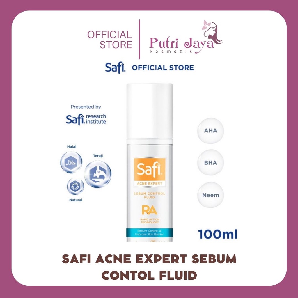 Jual SAFI ACNE EXPERT SEBUM CONTROL FLUID 100g | Shopee Indonesia