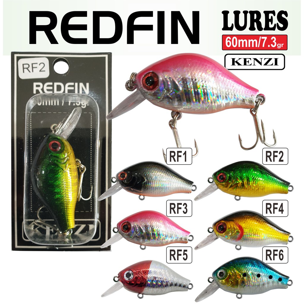 Jual KENZI REDFIN LURES | Shopee Indonesia