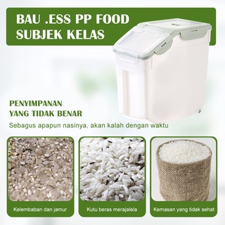 Jual Penyimpanan tertutup ember beras 30 kati plastik tahan serangga ...