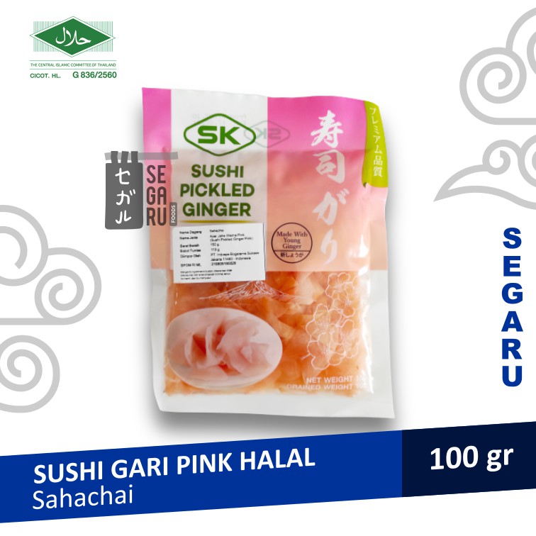 Jual Sushi Gari Pink | Pickled Ginger Pink | Acar Jahe Halal 100gr ...