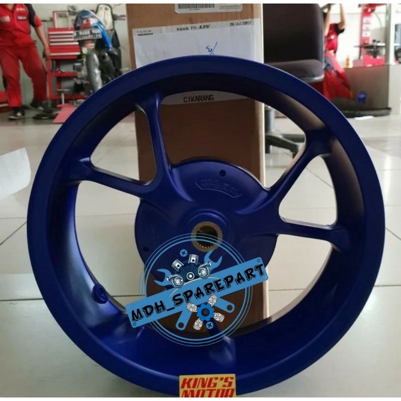 Jual VELG RACING BELAKANG AEROX LEXI BIRU ORIGINAL | Shopee Indonesia