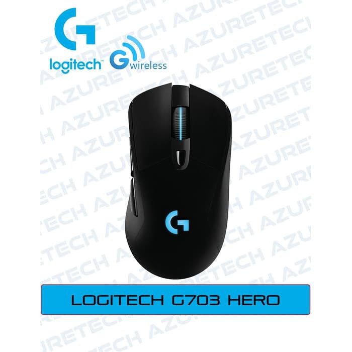 Jual Logitech G703 HERO 16K LIGHTSPEED Wireless Gaming Mouse Garansi Resmi | Shopee Indonesia