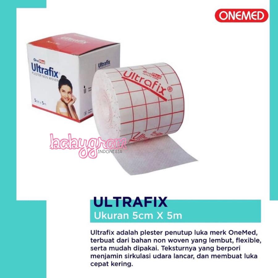 Jual Ultrafix 5cm x 5m OneMed / Plester Luka Perban 5 cm x 5 m Babygram ...