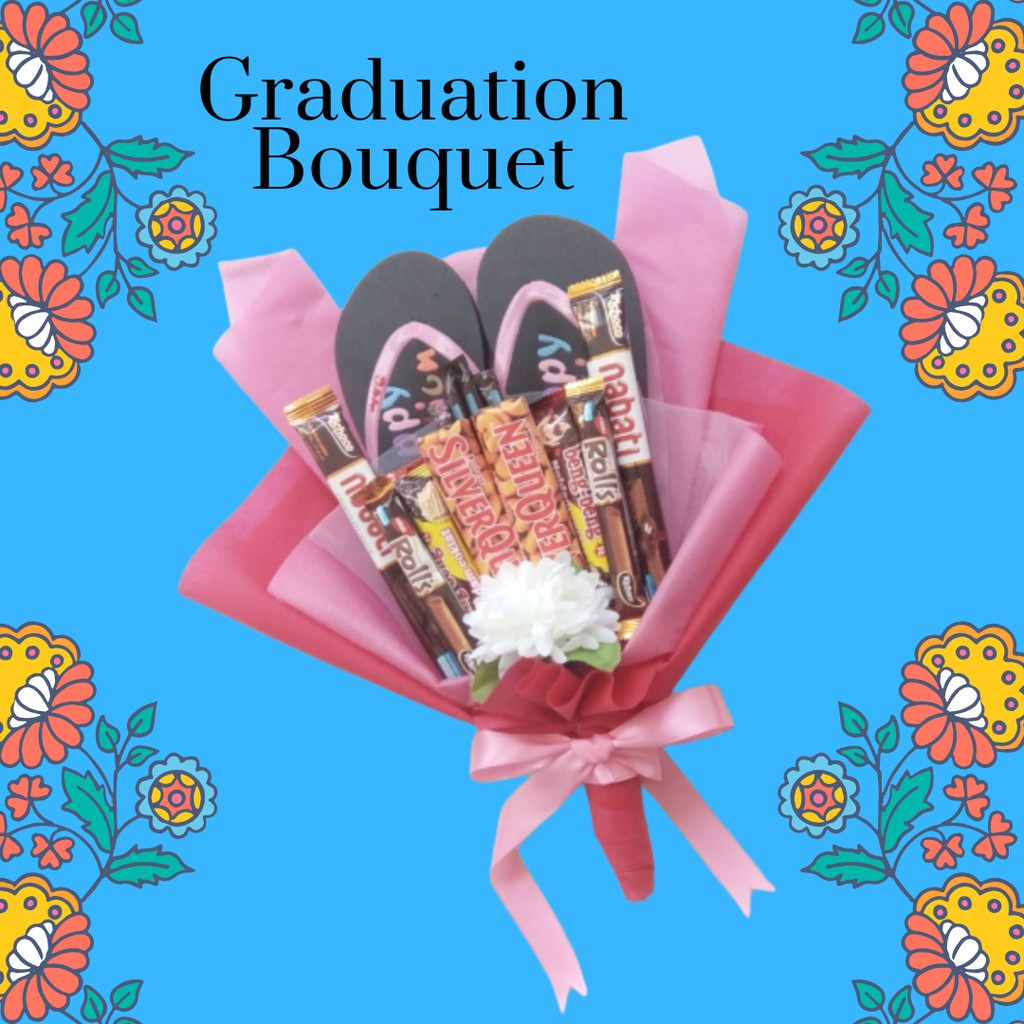 Jual Pre-Order Graduation Bouquet/ Buket Hadiah Wisuda/ Buket Sandal ...
