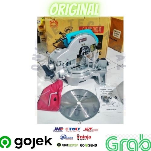 Jual Mesin Potong Aluminium LS2040 10" inchi Mitter Saw -mitre saw FUJIYAMA | Shopee Indonesia